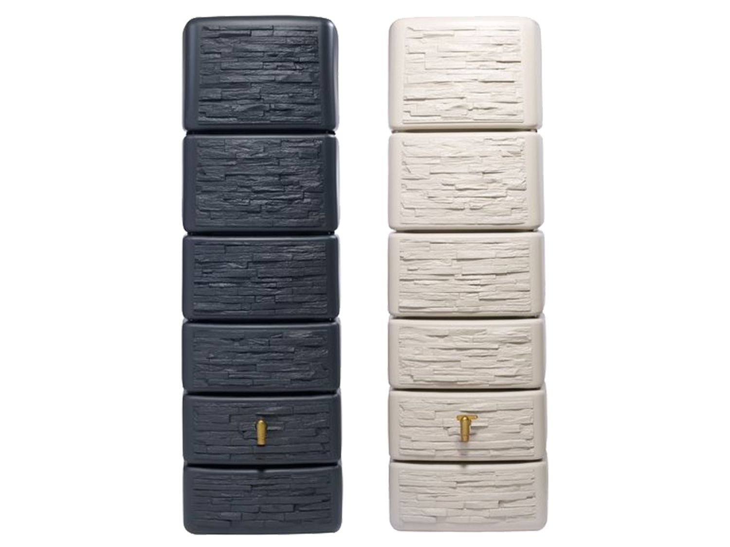 4rain Wandtank Slim Stone Decor 300 L Montageanleitung